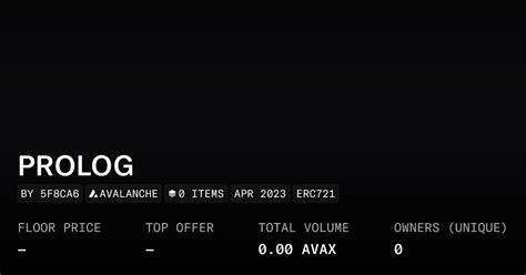 Prolog Collection Opensea