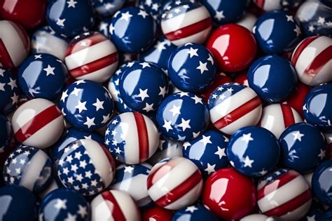 Premium Photo Patriotic Patterns Portrait American Flag Background Photo