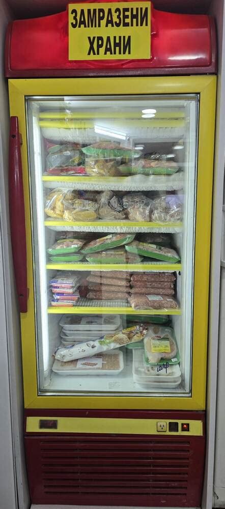 Вертикална минусова витрина Хладилна витрина Италия Друг цвят Хладилници Фризери Бург