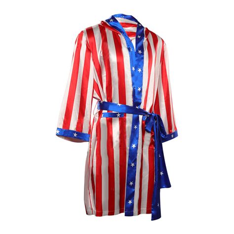 Creed3 Adonis Creed Cosplay Costume Robe Belt Outfits Halloween Carniv