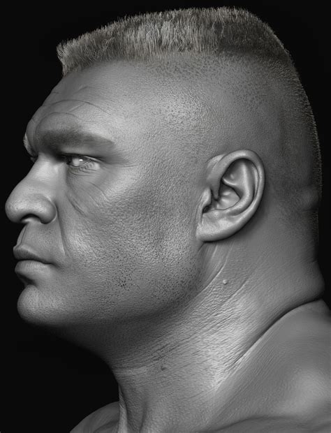 Here Is Brock Lesnar Sculpt I Did For Wwe Hope You Like It Cheers