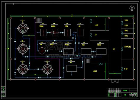 300吨年海藻酸钠生产工艺初步设计管道平面布置图12 机械5