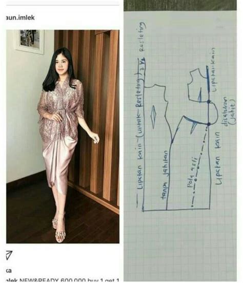 Pin Oleh Ernawati Susy Di Pola Jahitan Pakaian Wanita Pola Menjahit