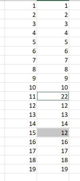 Excel两列数据对比找不同excel 如何核对两列行数据，找不同？ Csdn博客