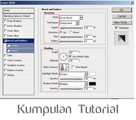 Fungsi Layer Style Photoshop Materi Kuliah
