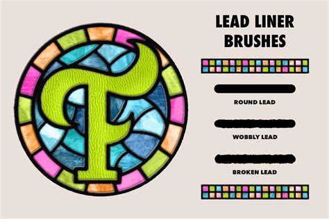 Stained Glass Brushes For Procreate Design Cuts
