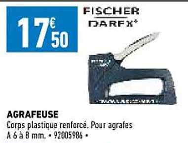 Promo Agrafeuse Fischer Darex Chez Brico Cash ICatalogue Fr
