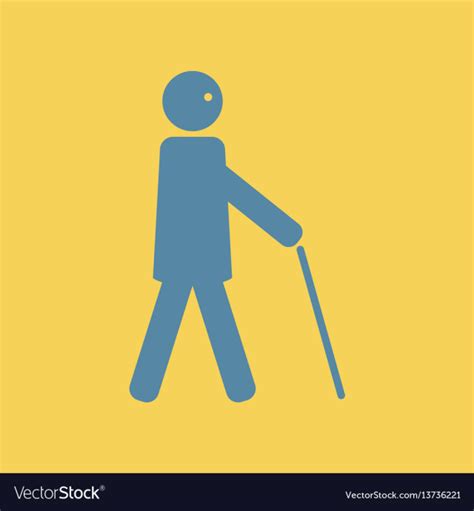 Free Man With Stick Vector Image Nohatcc