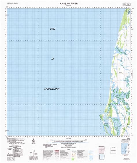 Buy 7166 Nassau River 1100k Topographic Map