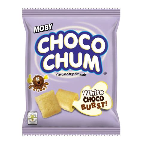 Moby Choco Chum Crunchy Snack White Choco Burst Sige Mart Uae