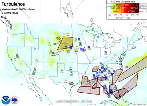 Maximum Turbulence Potential Turbulence Forecast