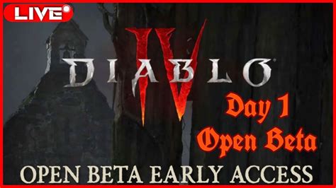 🔴 Diablo 4 Early Access Beta Day 1 Sorceress Class First Look Is It