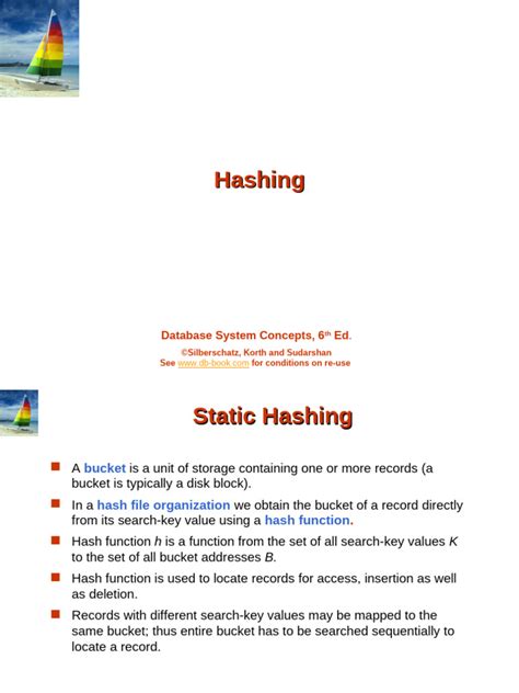 25 Hashing Techniques 16 09 2024 Pdf Database Index Databases