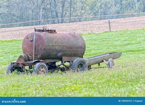 The Old Cistern Forgotten In The Pasture Stock Image Image Of Summer