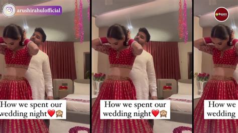 Dulha And Dulhan Seen Sharing Their Wedding Night Video Of Suhagraat सुहागरात का वीडियो हुआ