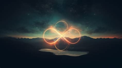 Infinite Symbol Wallpapers In The Style Of Double Exposure Stock Illustration Illustration Of