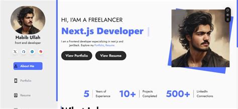 Habib Ullah On Linkedin Portfolio Webdevelopment Journey Nextjs Reactjs Frontend