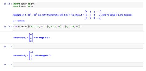 Solved Example Let L R4R3 Be A Matrix Transformation With Chegg Com