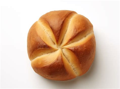 Breakfast For True Connoisseurs Fresh Kaisersemmel On The Table Stock