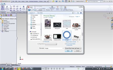How To Sketch A Picture In Sw Grabcad Tutorials
