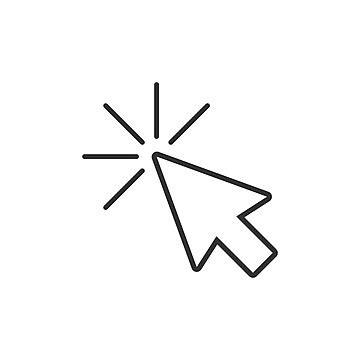 Flat Arrow Cursor Vector On White Background App Computer Internet Vector App Computer