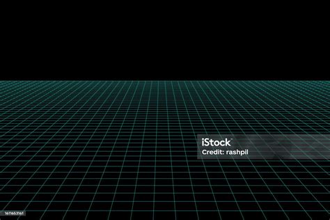 와이어프레임 풍경을 만드는 선입니다 추상 원근감 그리드입니다 0명에 대한 스톡 벡터 아트 및 기타 이미지 0명 3차원 형태 건설 프레임 Istock