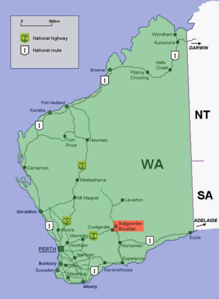 Kalgoorlie Map
