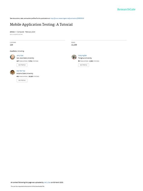 Mobile App Testing A Tutorial Pdf