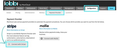 Connect Stripe Account To Lobbi Pms Lobbi Hotel Software