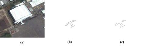 A The Original Image Of The Occluded Aircraft Target Acquired By The Download Scientific