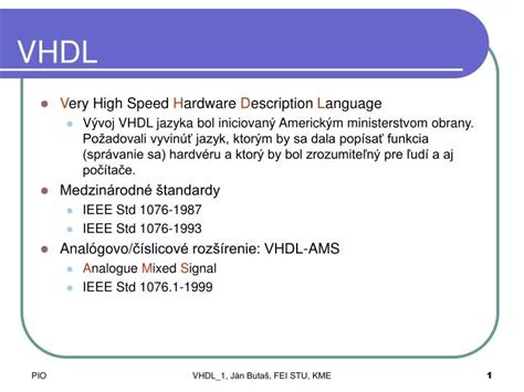 Ppt Vhdl Powerpoint Presentation Free Download Id3935235