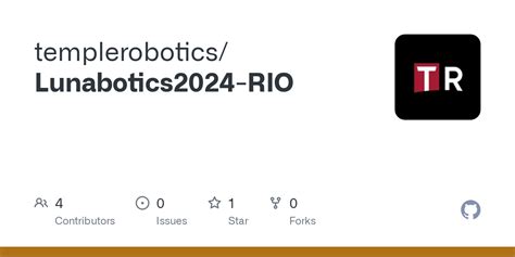 Github Templerobotics Lunabotics Rio