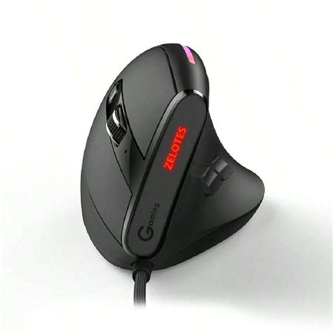 Jomaa Wired Gaming Mouse Rgb Vertical Ergonomic Mice 9 Button