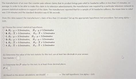 Solved Please Solve Stats Question Chegg
