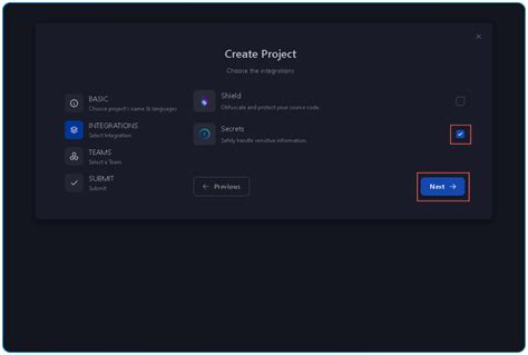 Create A Secrets Project Docs