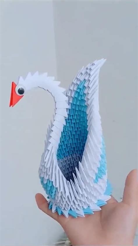 DIY Paper Duck Paper Crafts Book Crafts Diy Diy Gifts