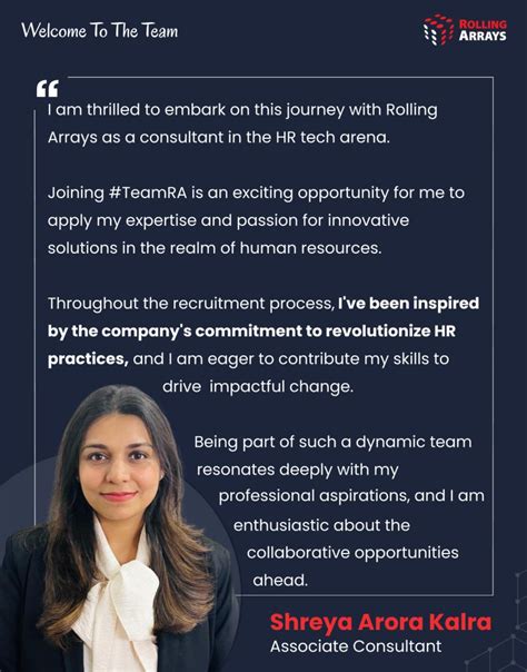 Shreya Arora Kalra On Linkedin Thank You For The Welcome Team Ra
