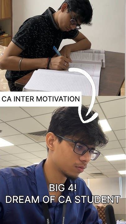 Ca Inter Nov 2023 Exam Motivation Big 4 Articleship Ca Inter Exam Ca