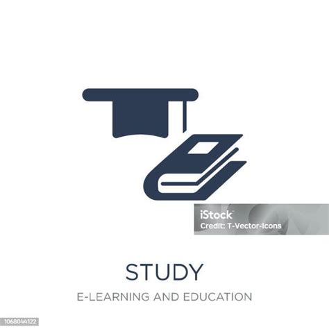 學習圖示時尚的平面向量研究圖示在白色背景從電子學習和教育收藏向量圖形及更多人圖片 人 商務 圖書館 Istock