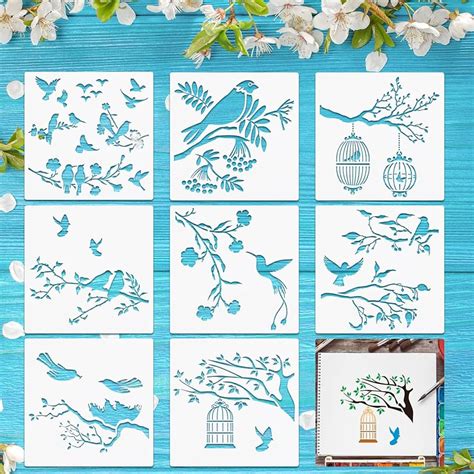 Bird Stencils For Walls