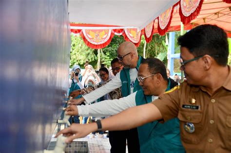 IDSurvey Realisasikan Bantuan Saluran Air Bersih Di Kabupaten Bogor Sucofindo