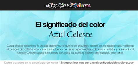 Color Azul Celeste Significado De Los Colores Significado De Color