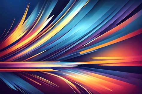 premium photo dynamic abstract background motion animation generative ai