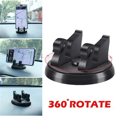 새로운 360 도 회전 자동차 전화 홀더 대시 보드 브래킷 스마트 폰 지원 회전식 간단한 자동차 Gps 브래킷 자동차 액세서리
