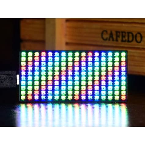 matrice led rgb waveshare compatibil raspberry pi pico 16x10 pico