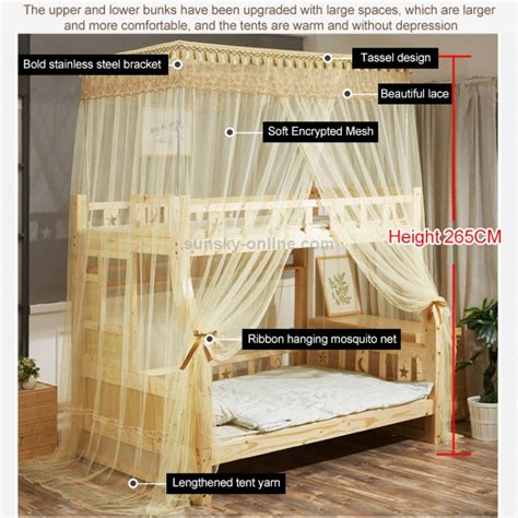 더블 레이어 이층 침대 텔레스코픽 지원 바닥에서 어린이 침대 모기장 크기 90x190 Cm 옥