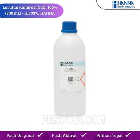 Larutan Kalibrasi Nacl 100 Pembacaan Salinitas Air Laut 500 Ml