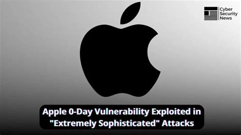Apple 0 Day Vulnerability Exploited In Extremely Sophisticated