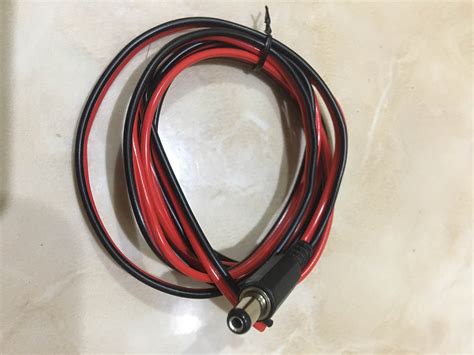 แจ๊คเสียบ Dc 55 25 Mm แจ๊คหัว Dc 55 25 สายเคเบิล 12v ต่อสาย สาย