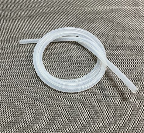 Трубка силиконовая внутренний диаметр 4мм толщина стенки 1 5мм длина 3 метра купить с